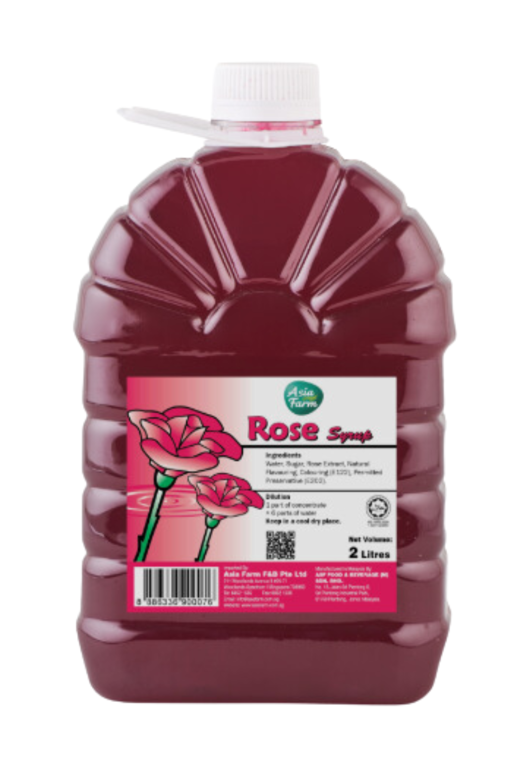 Rose Syrup 2 Litre – Asia Farm